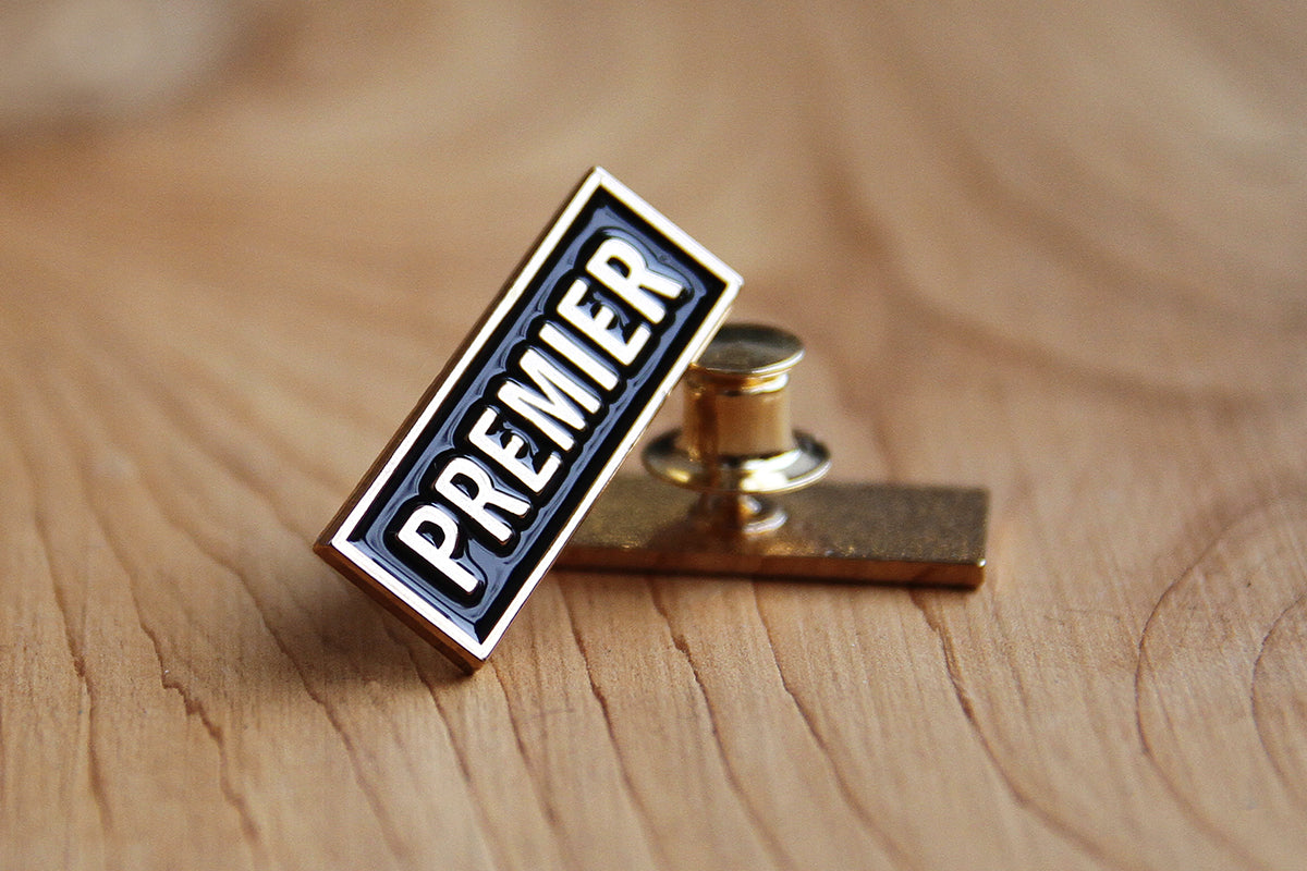 PREMIER ENAMEL ICON PIN – Premier