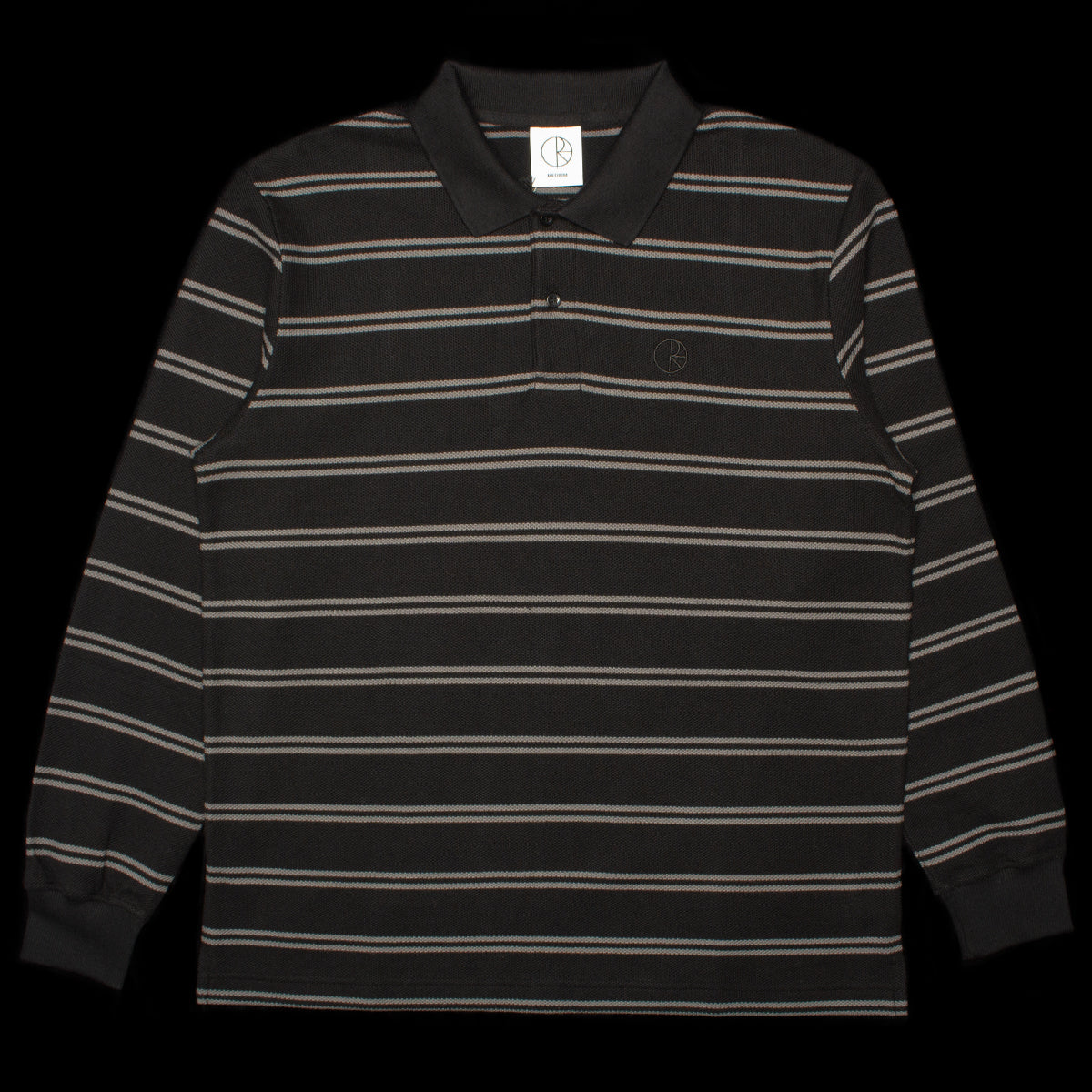 Striped L/S Polo – Premier