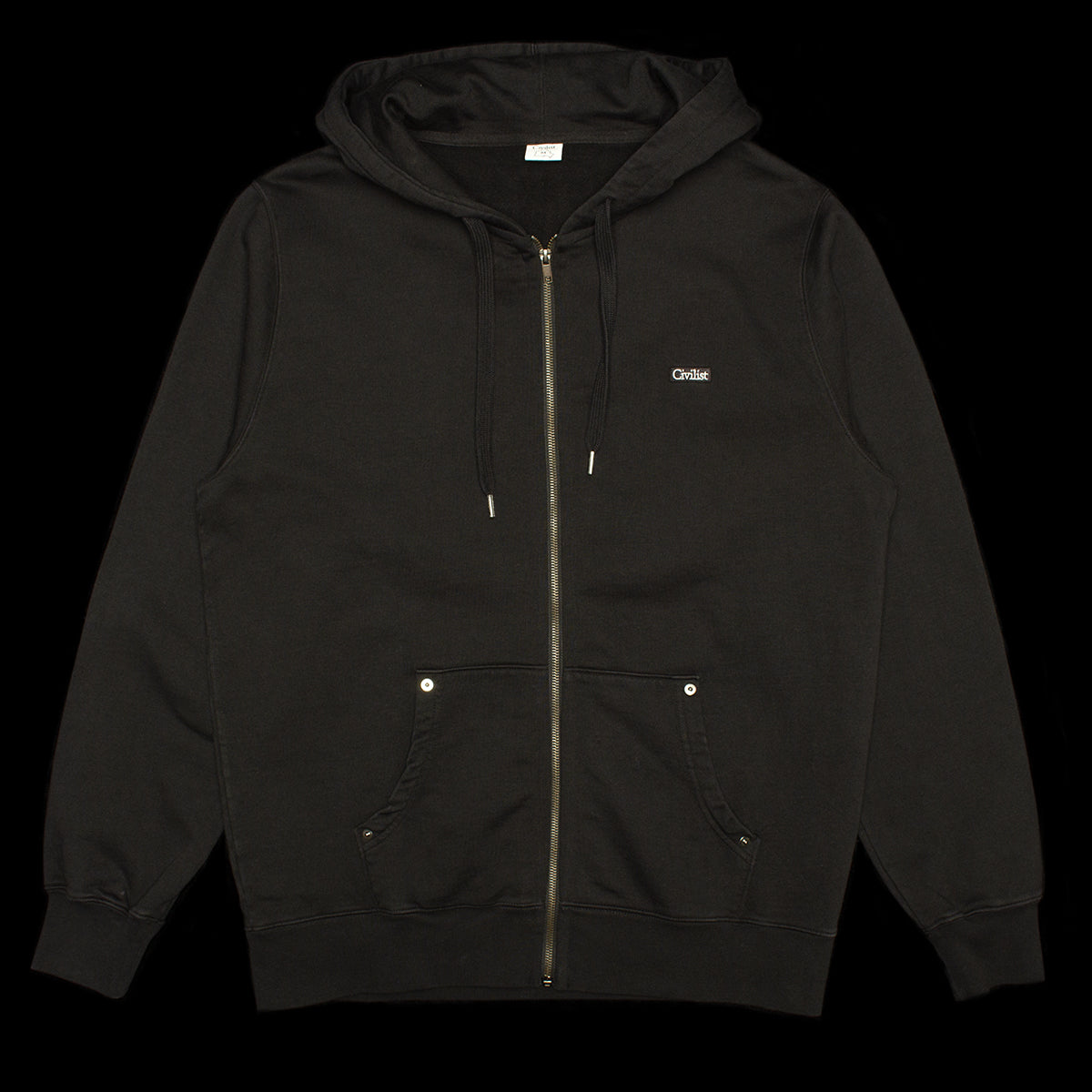 Studded Heavy Zip Hood – Premier