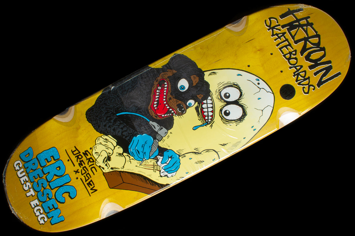 Eric Dressen - Signed Guest Egg Yellow Deck 9.75" – Premier