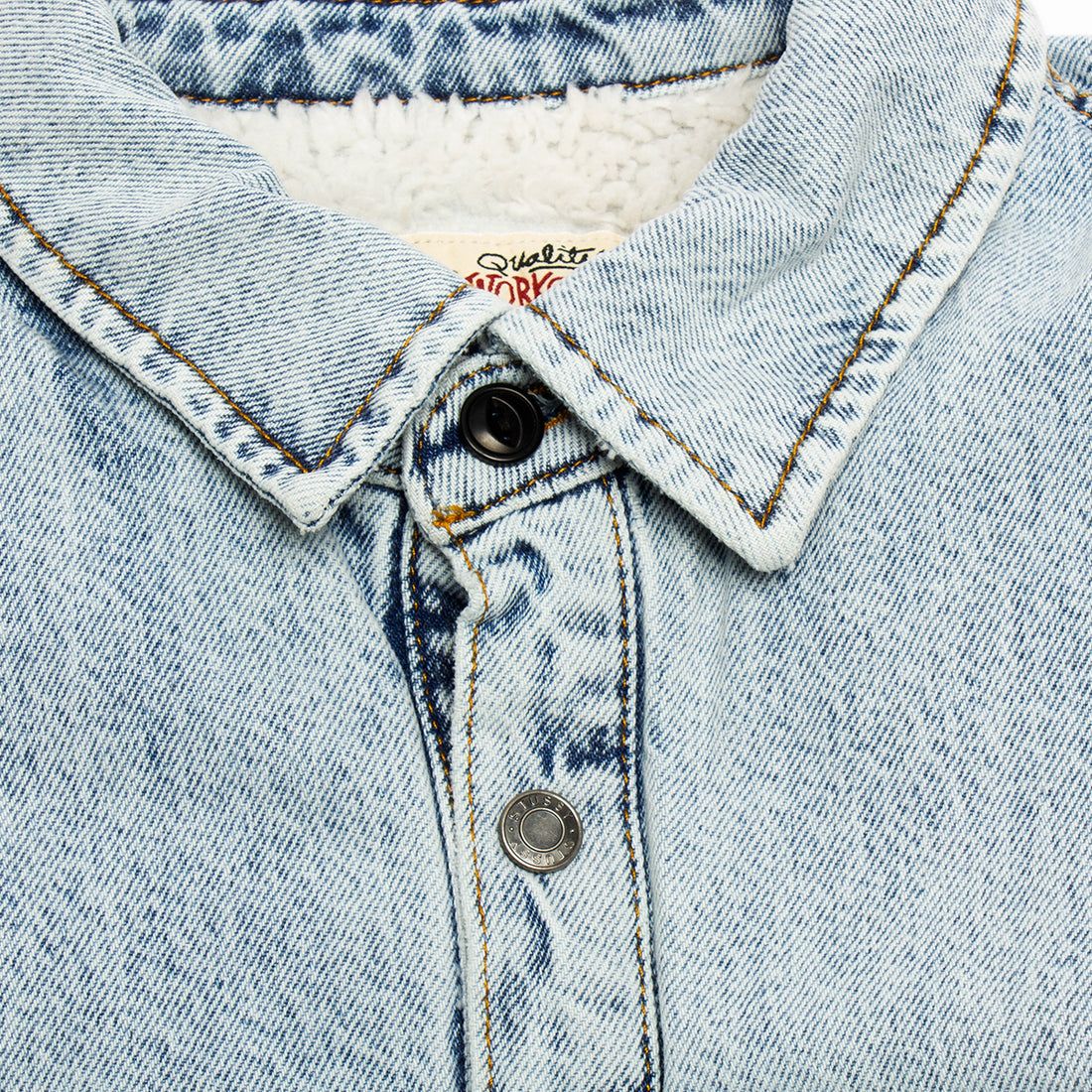 Sherpa Lined Denim Shirt – Premier