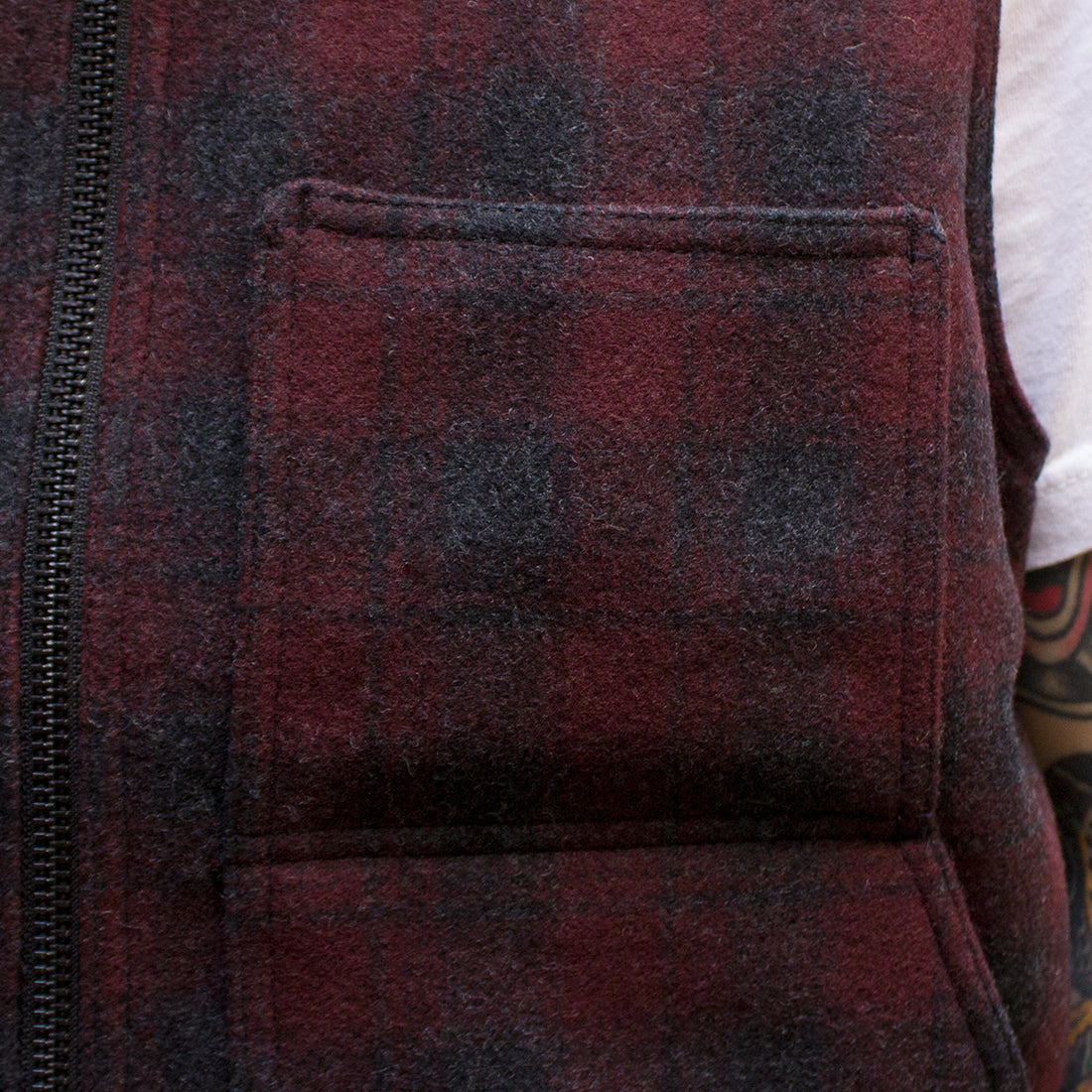 Lined Mackinaw Wool Work Vest – Premier