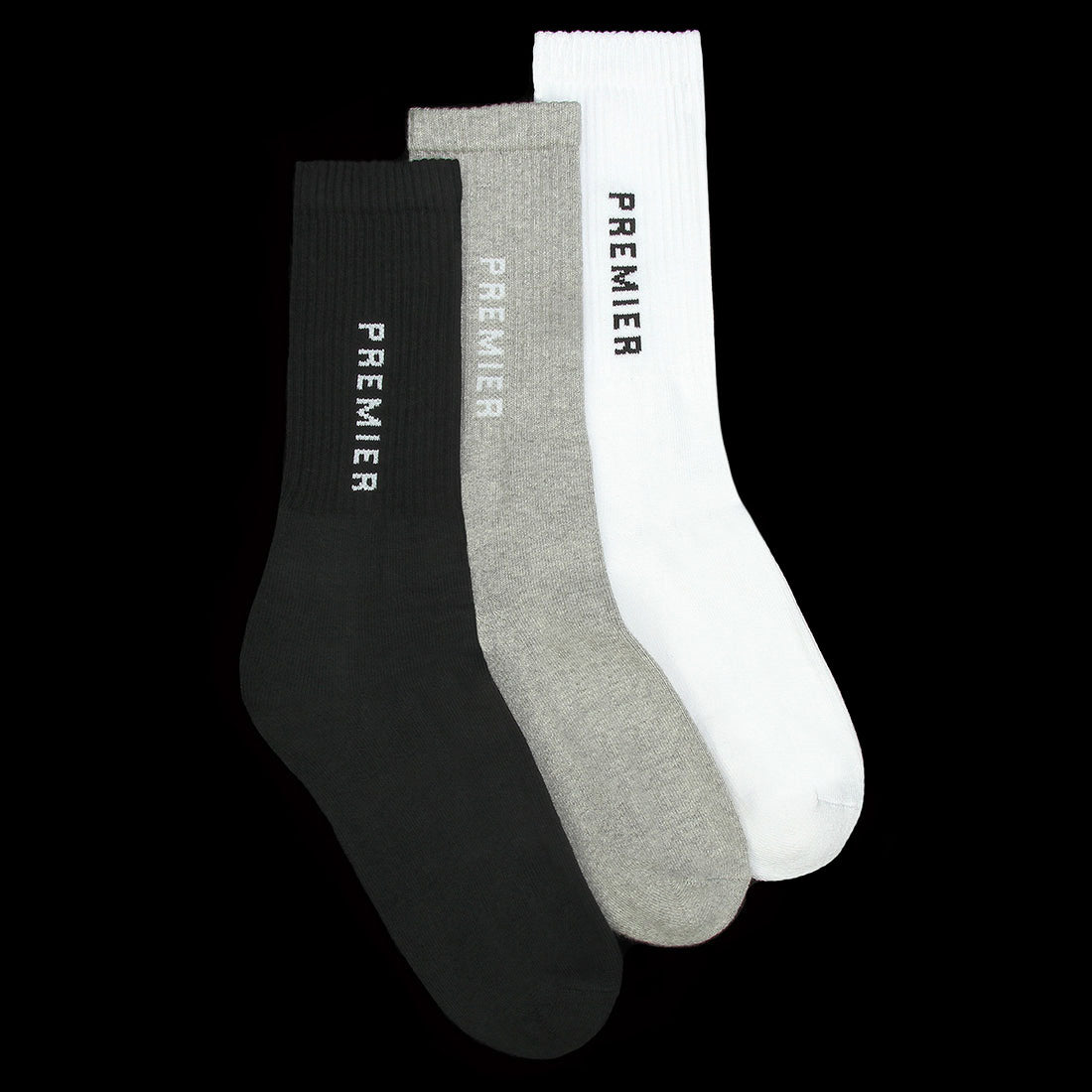 Logo Crew Sock (3 Pack) – Premier